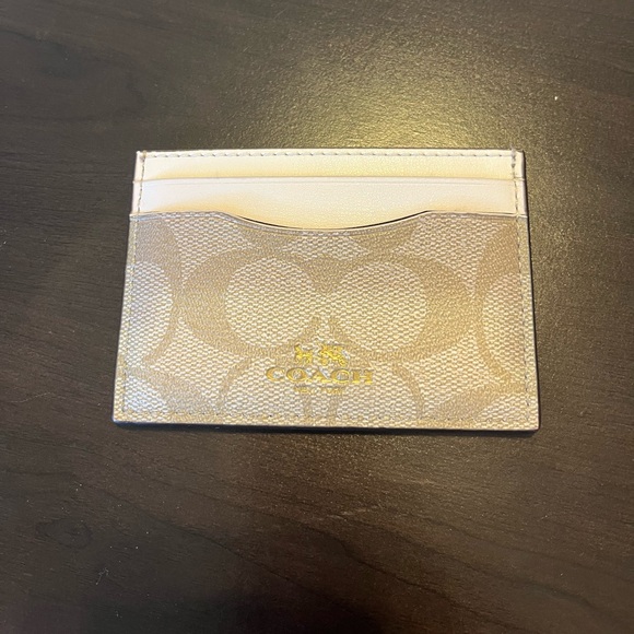 Coach | Bags | Coach Slim Id Card Case In Signature Canvas | Poshmark